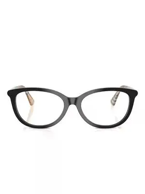 Burberry Check-pattern Frames - Black