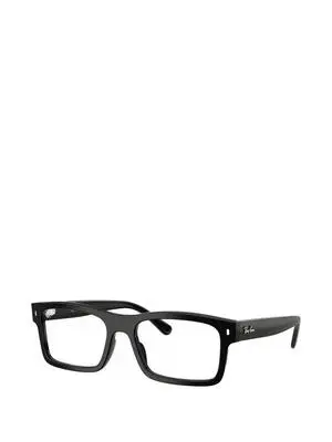 Ray-ban Rx5435 Rectangle-frame Glasses - Black