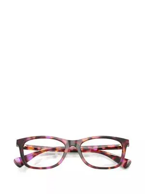 POLO RALPH LAUREN EYEWEAR Tortoiseshell-effect Rectangle-frame Glasses