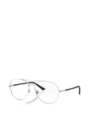 JIMMY CHOO Pilot-frame Glasses - Silver