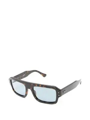 Ray-ban Tortoiseshell-effect Rectangle-frame Sunglasses