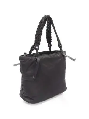 Prada 2010s Tessuto Passama Tote Bag - Black