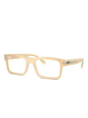 Ray-ban Rectangle Frame Acetate Eyeglasses - Neutrals