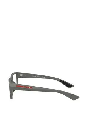Prada Rectangle-frame Glasses - Grey