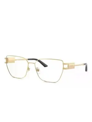 Versace Gold-tone Medusa Head Cat-eye Eyeglasses