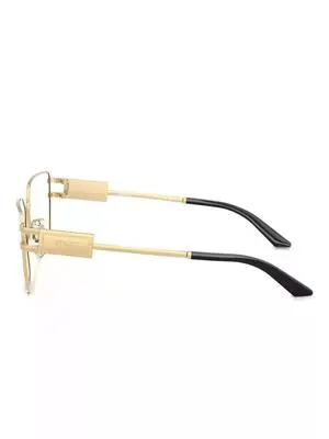 Versace Gold-tone Medusa Head Cat-eye Eyeglasses