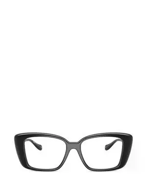 Versace Medusa Detail Eyeglasses - Black