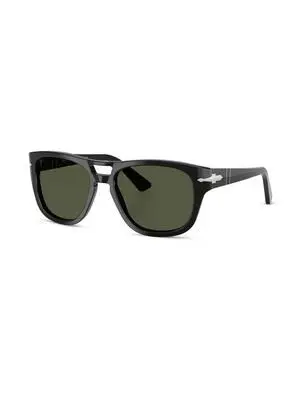 Persol Acetate Sunglasses With Silver-tone Hardware - Black