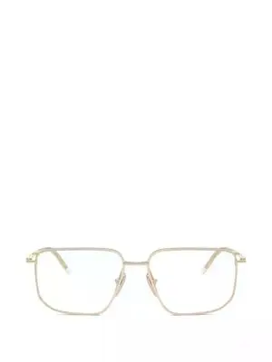 Prada Square-frame Glasses - Gold