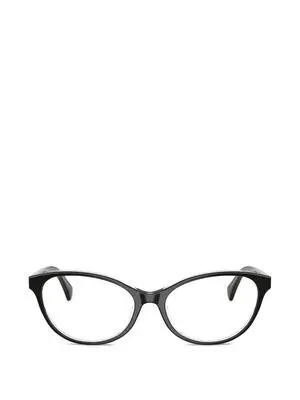 POLO RALPH LAUREN EYEWEAR Cat Eye Frame Eyeglasses - Black