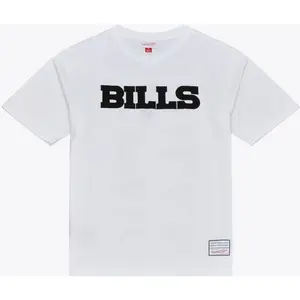 Mitchell & Ness Buffalo Bills Monochrome T-shirt - White