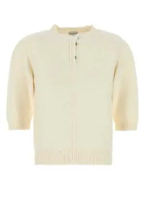 Bottega Veneta Textured Wool Crew Neck Sweater