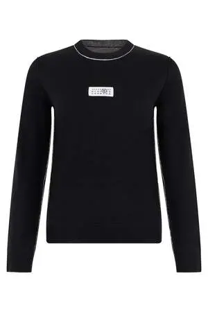 MAISON MARGIELA Crew Neck Sweater - Black