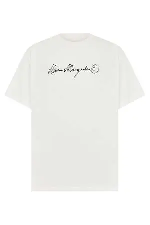 MAISON MARGIELA Mini Writing T-shirt - White