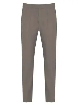 PMDS PREMIUM MOOD DENIM SUPERIOR Tailored Wool-blend Trousers - Grey