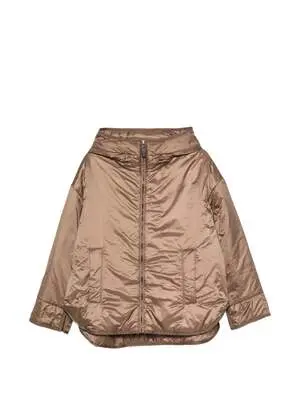 Max Mara Waterproof Cameluxe-padded Jacket With Two-way Zip