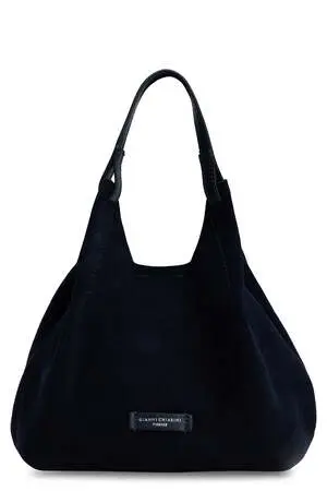 GIANNI CHIARINI Suede Tote Handbag