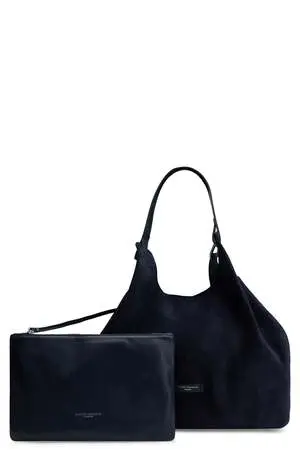 GIANNI CHIARINI Shoulder Handbag With Matching Clutch - Black