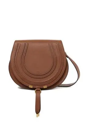 Chloé CHLOÉ Mini Leather Shoulder Bag Marrone