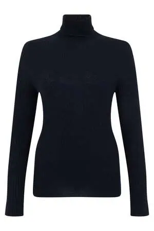 Fabiana Filippi Ribbed High-neck Long-sleeve Sweater