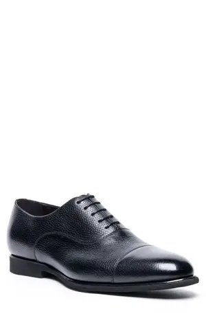 Santoni Darian Oxford Shoe - Black