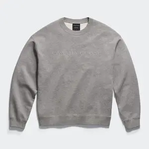 Canada Goose Rove Embroidered Sweatshirt - Stone Heather