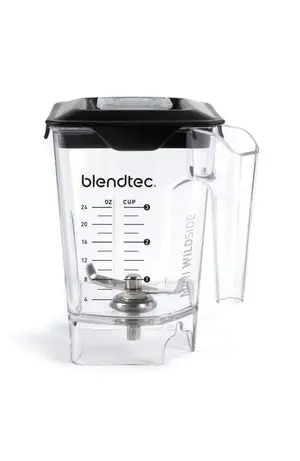 BLENDTEC Mini Wildside Five Sided Personalized Blender Jar Vented Latching Lid - Clear