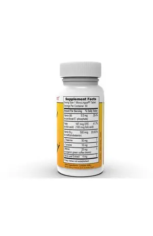 SUPERIOR SOURCE Quick Fast Energy Organic Caffeine L-theanine B12 B6 Vitamin Supplement