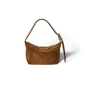 Miu Miu Spirit Suede Shoulder Bag - Cocoa Brown