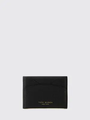 Tory Burch Romy Hammered Leather Credit Card Holder