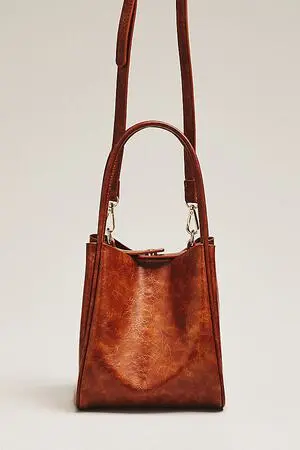 Anthropologie Hollace Mi Waxed Tote - Tan
