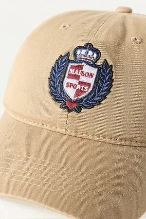 Anthropologie Sport Crest Baseball Cap - Sand