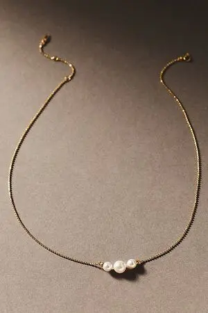 Nadri Bianca Tri-pearl Necklace