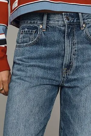 PISTOLA Larsen High-rise Relaxed Flared Jeans In Medium Wash