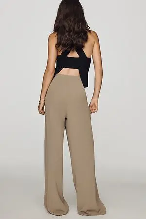 BAYSE Rue Draped Wide-leg Trousers
