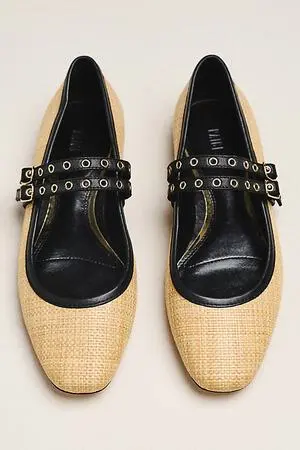 Paige Jackson Raffia Mary Janes
