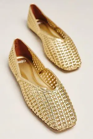 Franco Sarto Adalina Mesh Flats - Gold