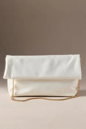MODA LUXE Angela Overd Envelope Clutch - Ivory