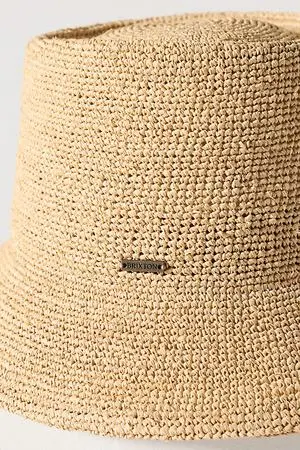Brixton Ellee Straw Bucket Hat