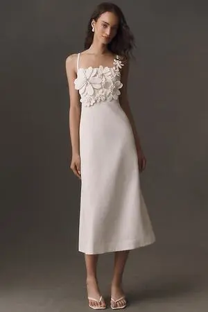 Mestiza New York Esperanza Appliqué Midi Dress - Ivory