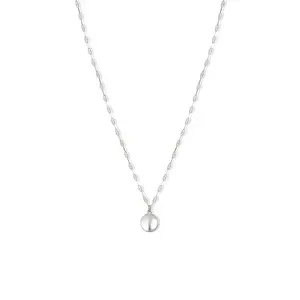 Argento Vivo Round Pendant Necklace - Silver