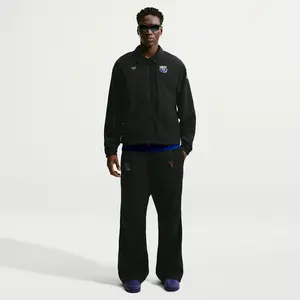 Nike Fc Barcelona Away Woven Soccer Pants - Black