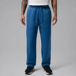 JORDAN Brooklyn Statement Fleece Open-hem Pants