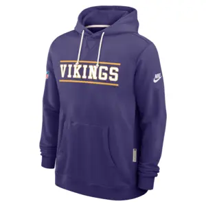 Nike Minnesota Vikings Alt Standard Issue Dri-fit Nfl Pullover Hoodie - Purple