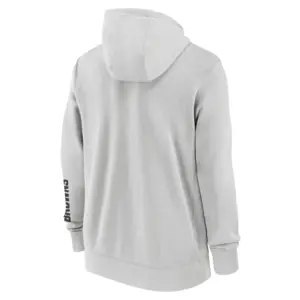 Nike Cleveland Browns Club Nfl Full-zip Hoodie - Grey