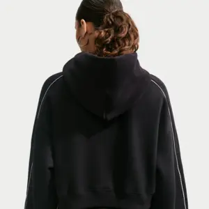 Nike Studio Fleece Graphic Pack Cropped Pullover Hoodie