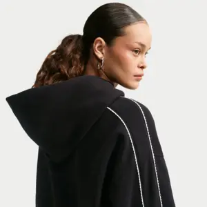 Nike Studio Fleece Graphic Pack Cropped Pullover Hoodie