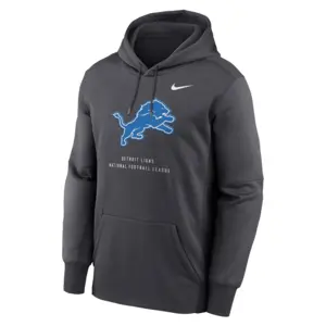 Nike Detroit Lions Nfl Pullover Hoodie - Grey
