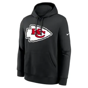 Nike Kansas City Chiefs Primetime Club Logo Pullover Hoodie - Black