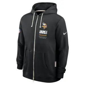 Nike Minnesota Vikings Standard Issue Full-zip Hoodie - Black
